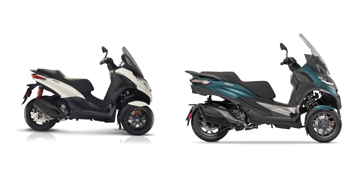Piaggio MP3 300 HPE Sport 2020 vs Piaggio MP3 530 HPE Exclusive 2025