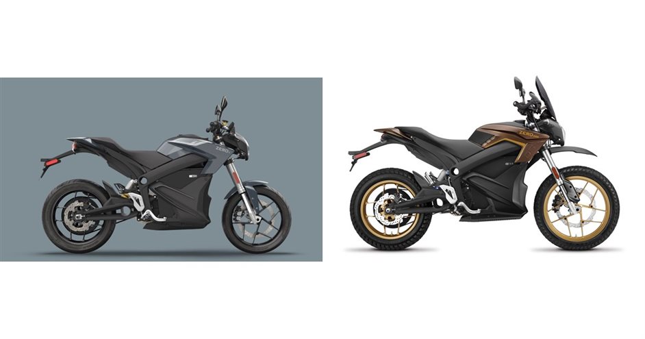 Motorrad Vergleich Zero S 2022 vs. Zero DSR 2019