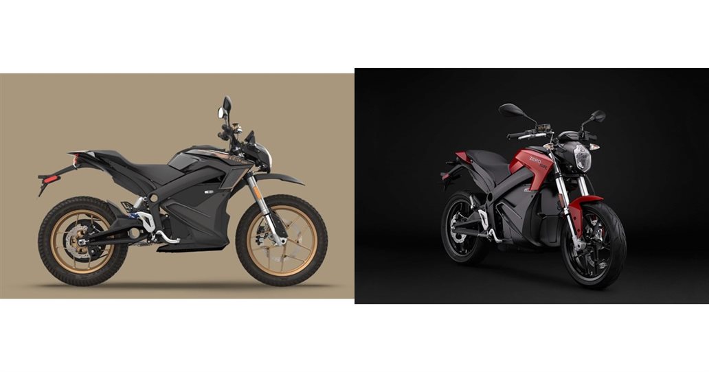 Motorrad Vergleich Zero DSR 2022 vs. Zero SR 2017