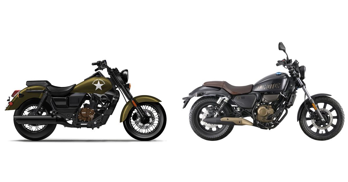 Motorrad Vergleich United Motors UM Renegade Commando 125 2018 vs. QJ ...