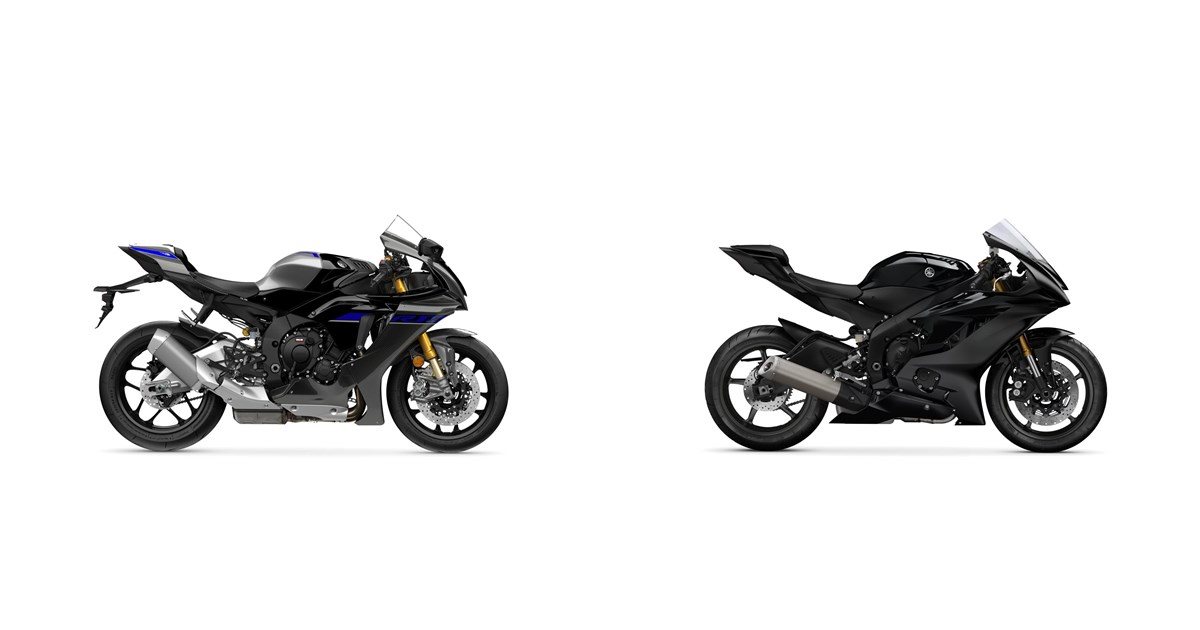 Yamaha R1M 2024 vs Yamaha R6 RACE 2025