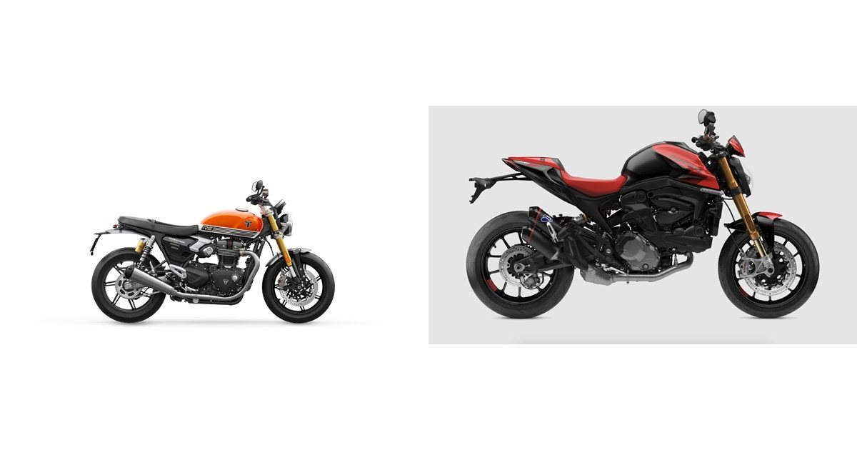 Triumph Speed Twin 1200 RS 2025 vs Ducati Monster SP 2024