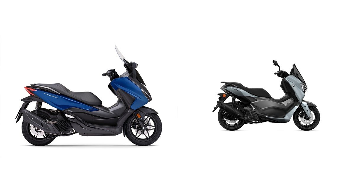 Comparaison des motos Honda Forza 125 2024 VS. Yamaha NMAX 125 Tech MAX 2025