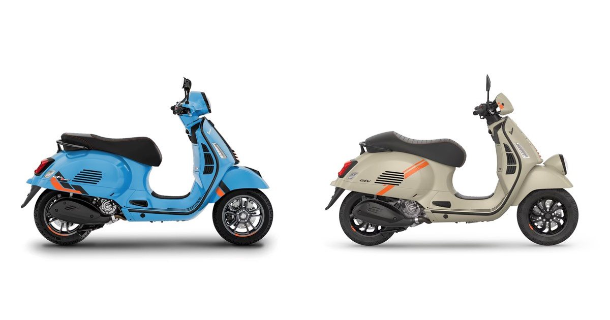 Motorrad Vergleich Vespa GTS 310 SuperSport 2025 vs. Vespa GTV 310 2025