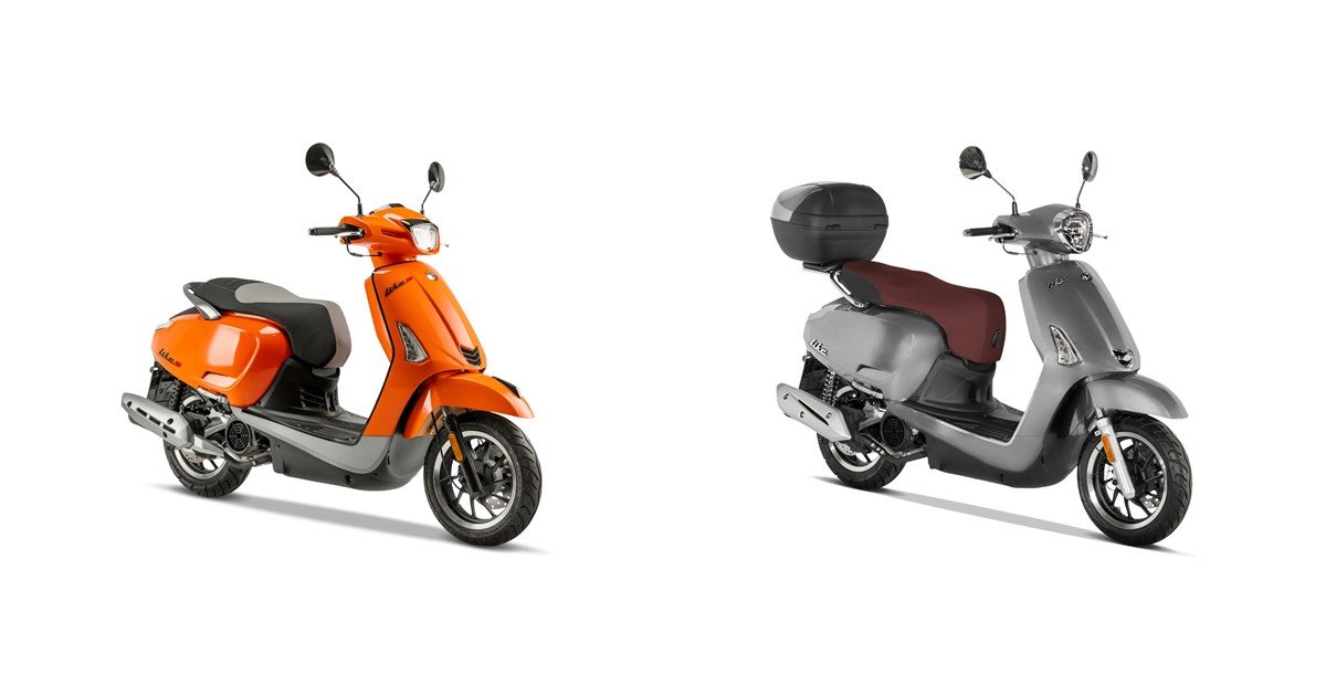 Motorrad Vergleich Kymco Like II S 125i CBS 2021 vs. Kymco Like II 125i ...