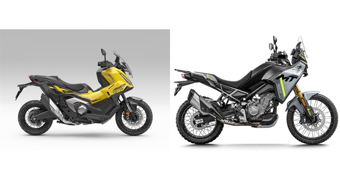Motorrad Vergleich Honda X-ADV 2025 vs. CFMOTO 450MT 2025