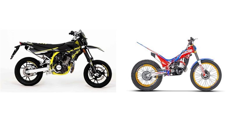 Motorrad Vergleich SWM SM 125 R 2024 vs. Beta Evo 125 2T Factory 2022