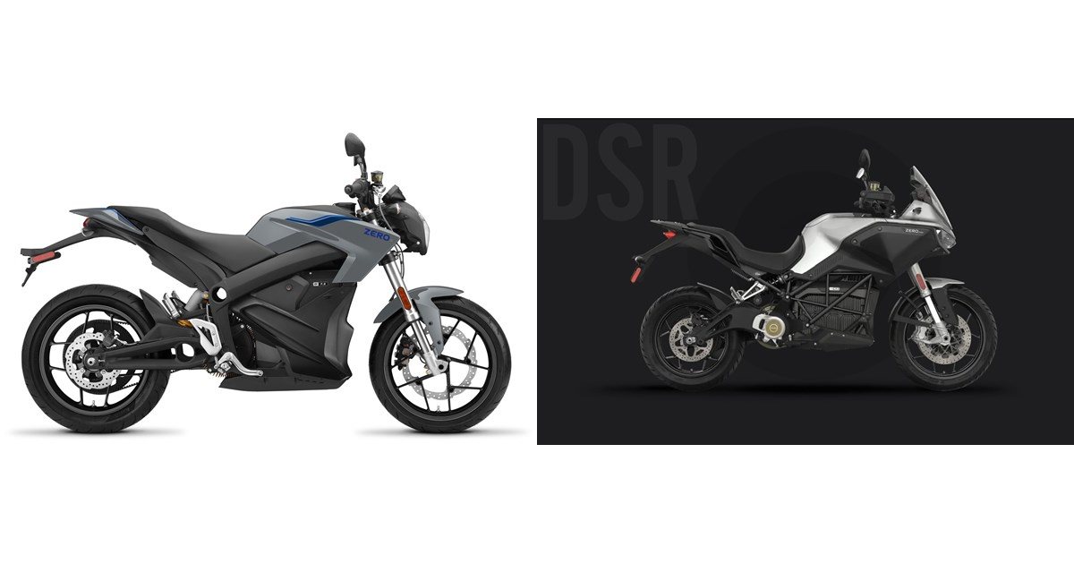 Motorrad Vergleich Zero S 2021 vs. Zero DSR 2024