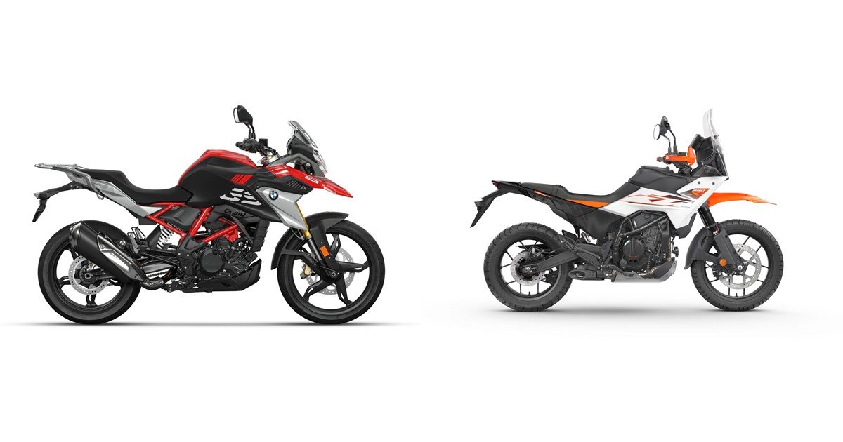 Motorrad Vergleich BMW G 310 GS 2025 vs. KTM 390 Adventure X 2025