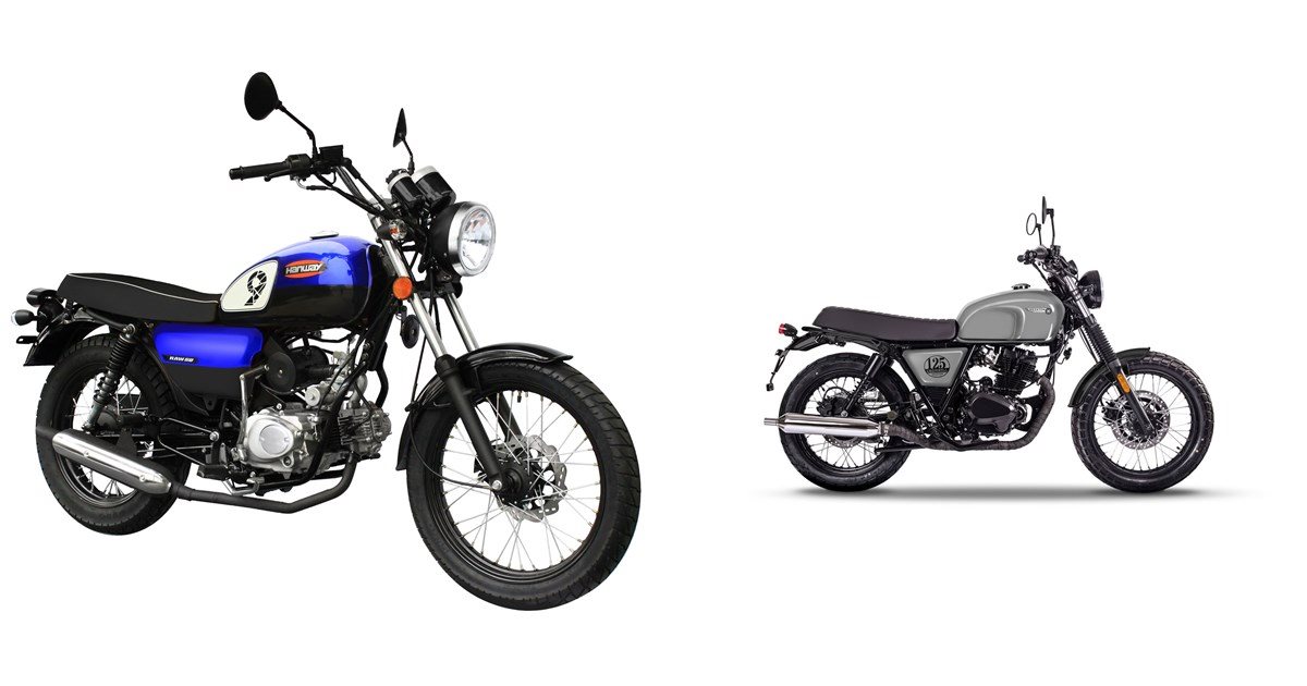 Motorrad Vergleich Hanway Raw 125 2015 vs. Brixton Cromwell 125 2022