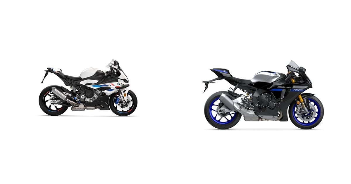 Motorrad Vergleich BMW S 1000 RR 2024 vs. Yamaha R1M 2022