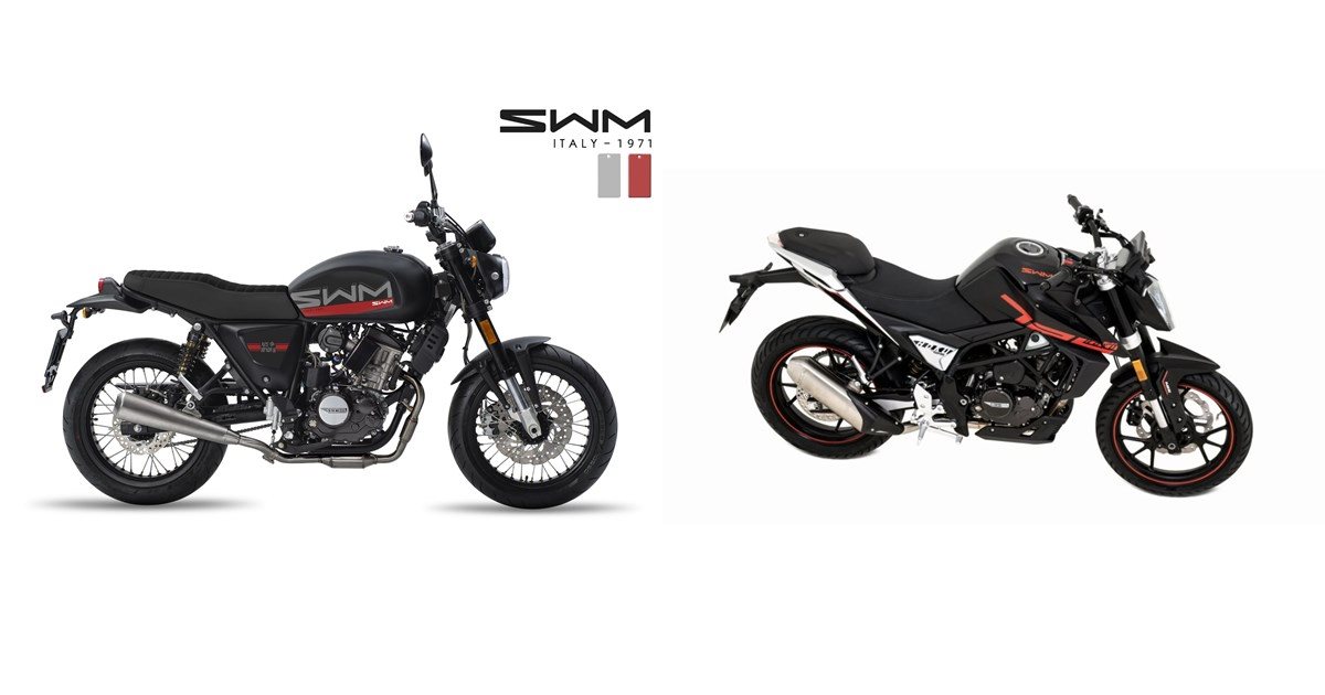 Motorrad Vergleich SWM Ace of Spades 125 2022 vs. SWM Hoku 125 2024