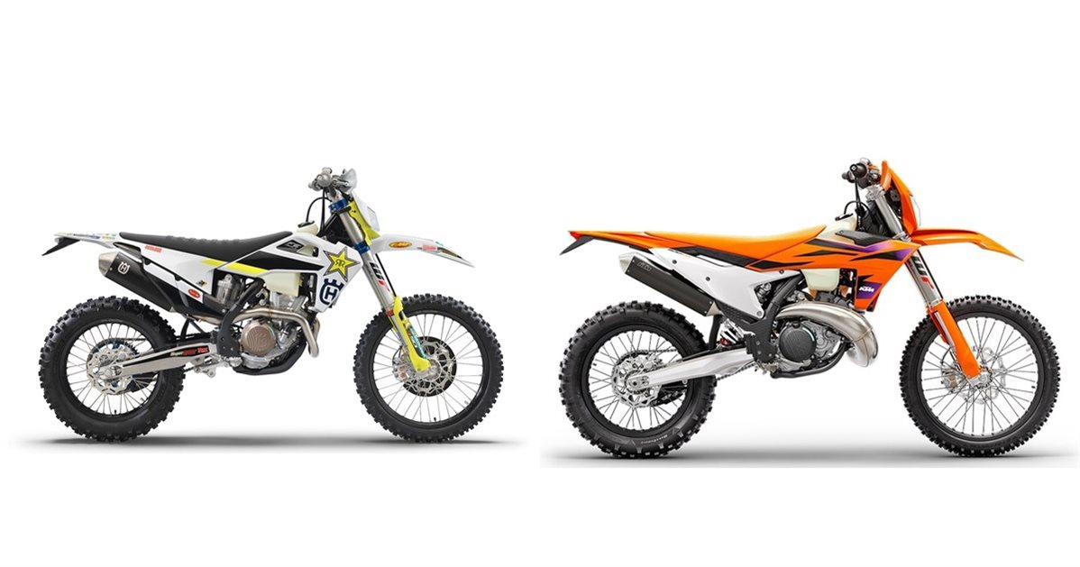 Husqvarna FE 350 Rockstar Edition 2021 vs KTM 300 EXC 2024