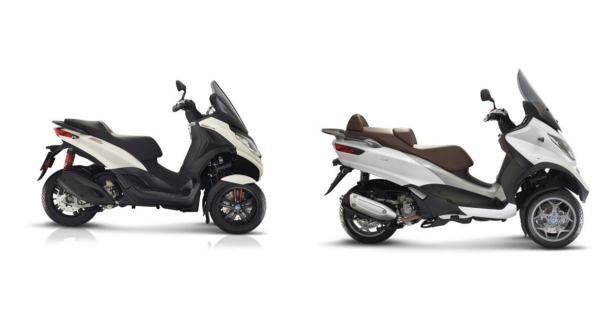 Motorrad Vergleich Piaggio MP3 300 HPE Sport 2020 vs. Piaggio MP3 300 ...