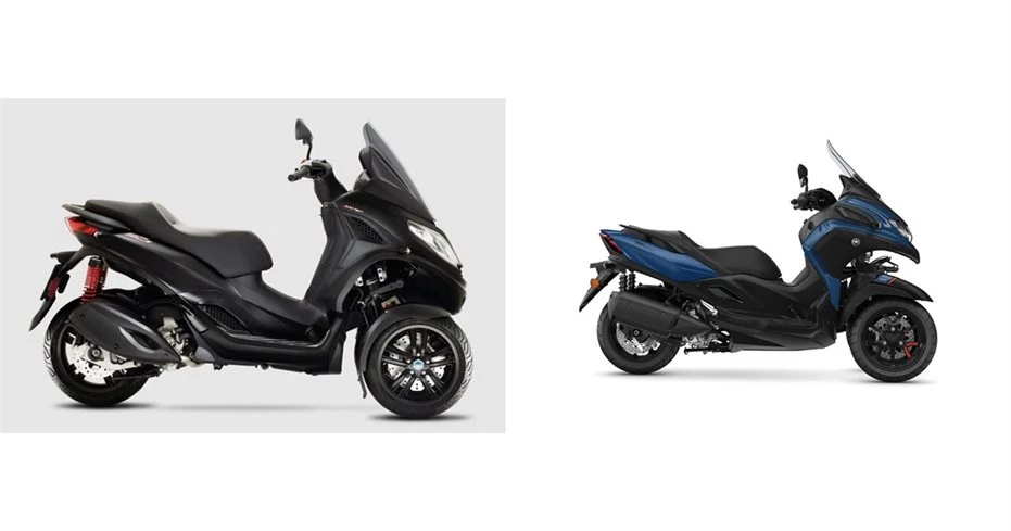 Piaggio MP3 300 Sport 2024 vs Yamaha Tricity 300 2023