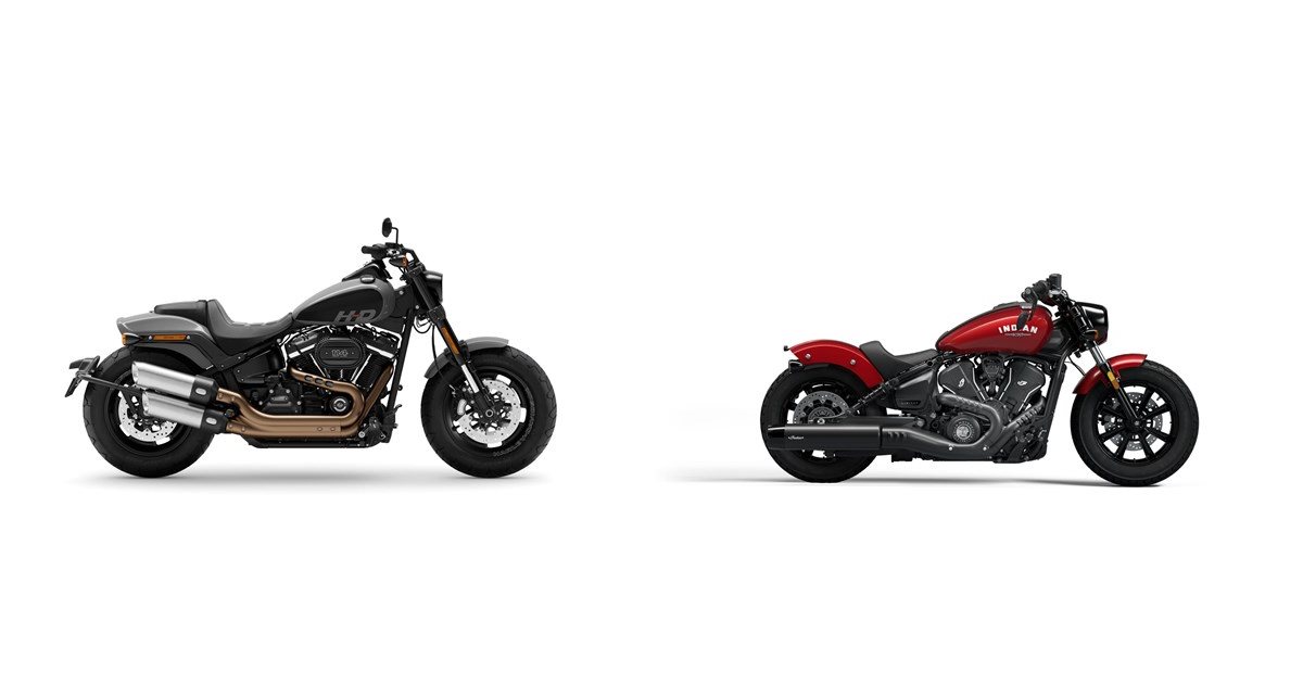 Harley-Davidson Softail Fat Bob 114 FXFBS 2024 vs Indian Scout Bobber 2025