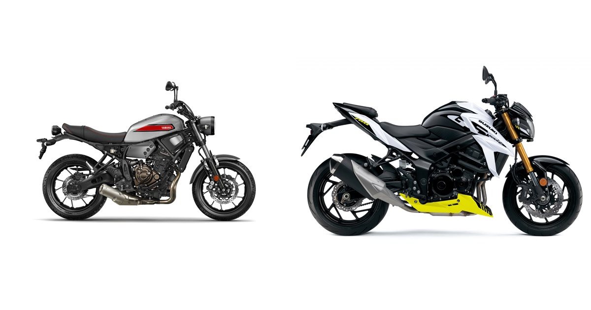 Motorrad Vergleich Yamaha XSR700 2019 vs. Suzuki GSX-S750 2021