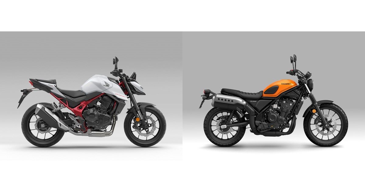 Motorrad Vergleich Honda CB750 Hornet 2025 vs. Honda CL500 2024