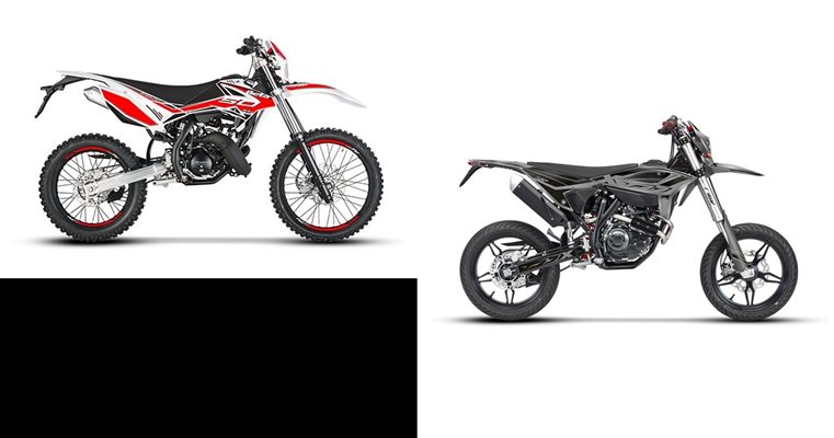 Motorrad Vergleich Beta RR 50 Sport 2019 vs. Beta RR 125 4T Motard T X ...