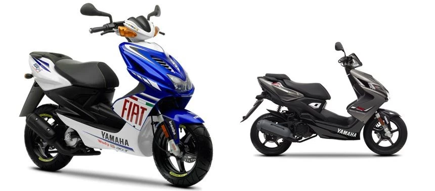 Yamaha Aerox Team Race Replica 2009 vs Yamaha Aerox 4 2018