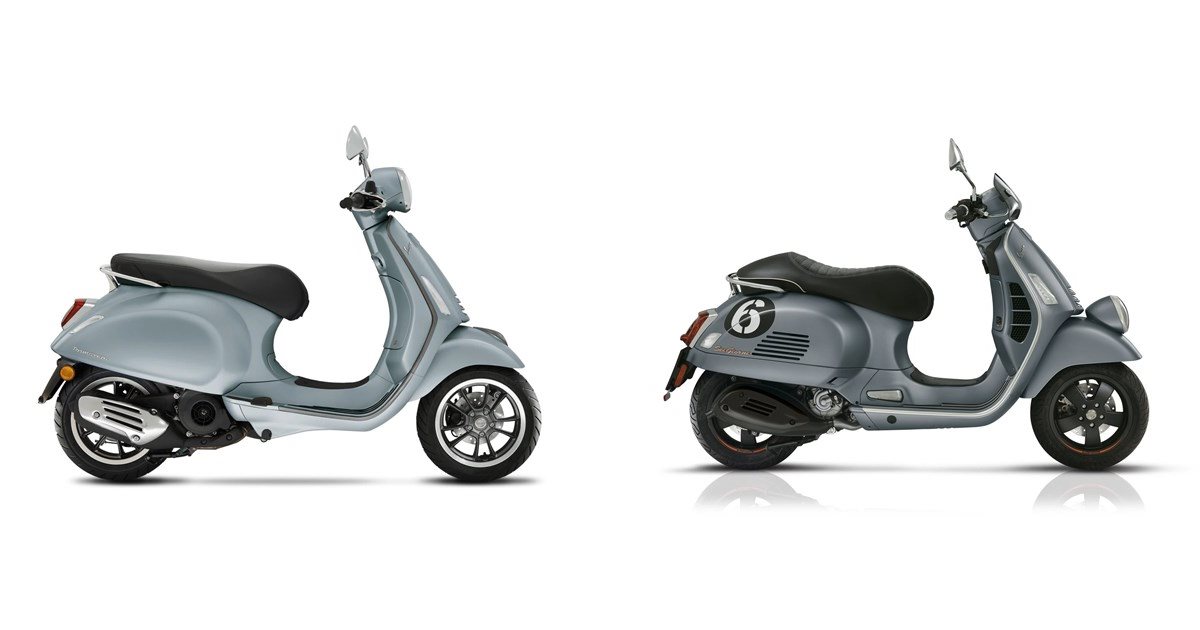 Motorrad Vergleich Vespa Primavera 125 S 2022 vs. Vespa GTV 300 Special Edition Sei Giorni Euro4 ...