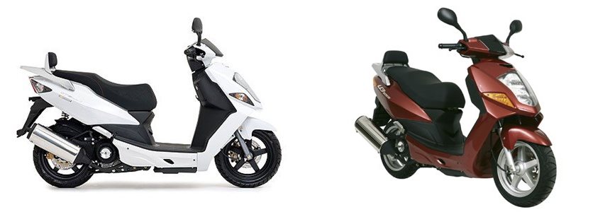 Motorrad Vergleich Daelim Otello 125 2020 vs. Daelim Otello 125 2007