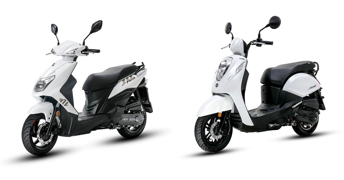 Motorrad Vergleich Sym Mask 50 2025 vs. Sym Mio 50 2025