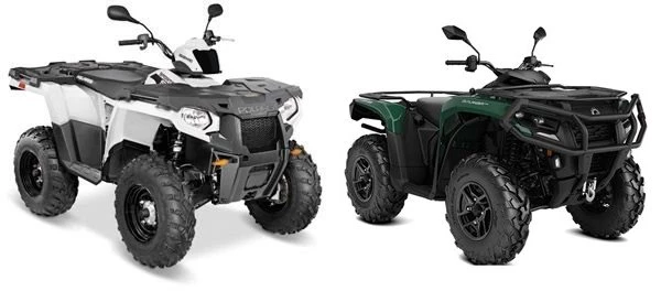 Motorrad Vergleich Polaris Sportsman 570 2020 vs. Can-Am OUTLANDER PRO ...