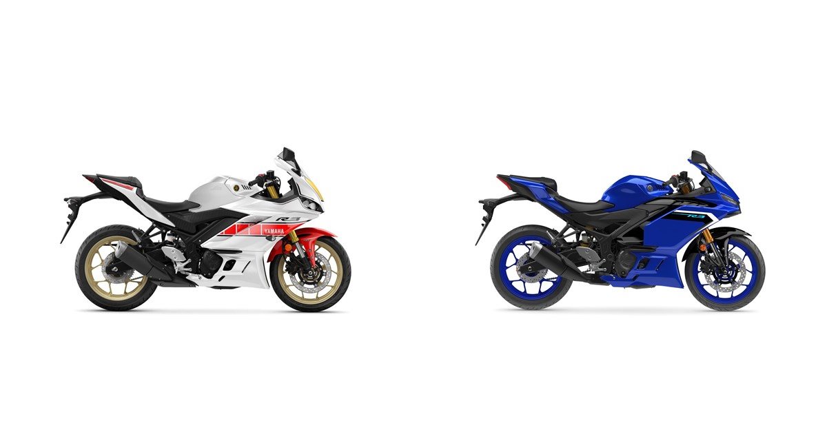Yamaha R3 World GP 60th Anniversary 2022 vs Yamaha R3 2025