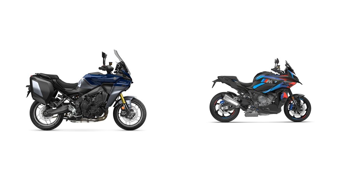 Comparaison des motos Yamaha Tracer 9 GT+ Y-AMT 2025 VS. BMW M 1000 XR 2025