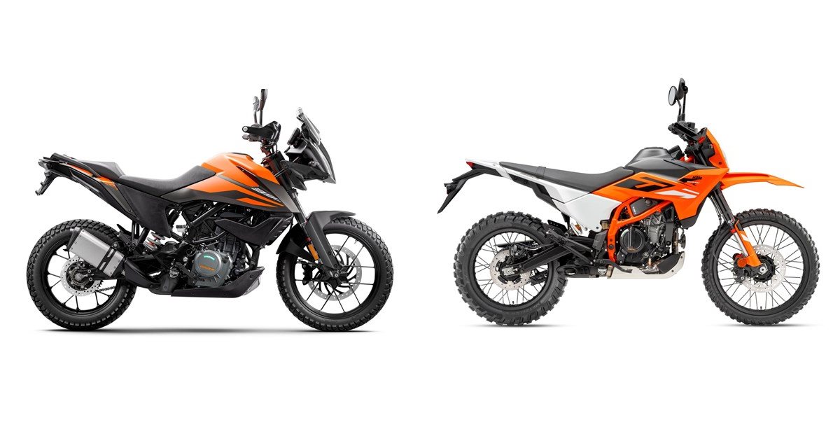 Motorrad Vergleich KTM 390 Adventure 2020 vs. KTM 390 Enduro R 2025