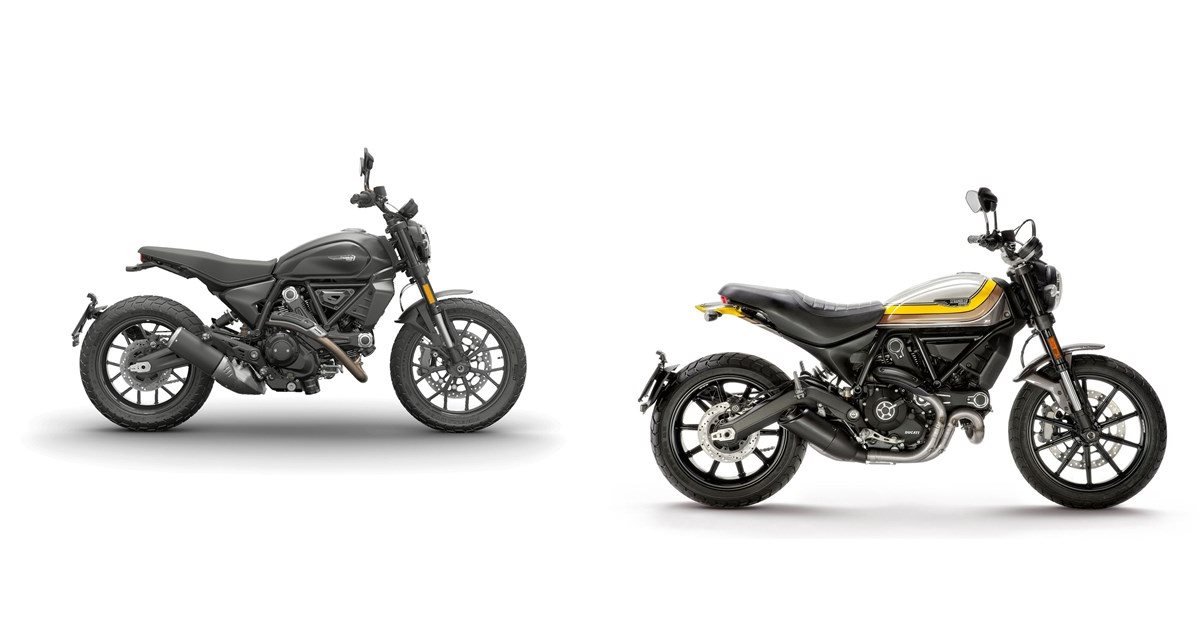Ducati Scrambler Icon Dark 2025 vs Ducati Scrambler Mach 2.0 2018