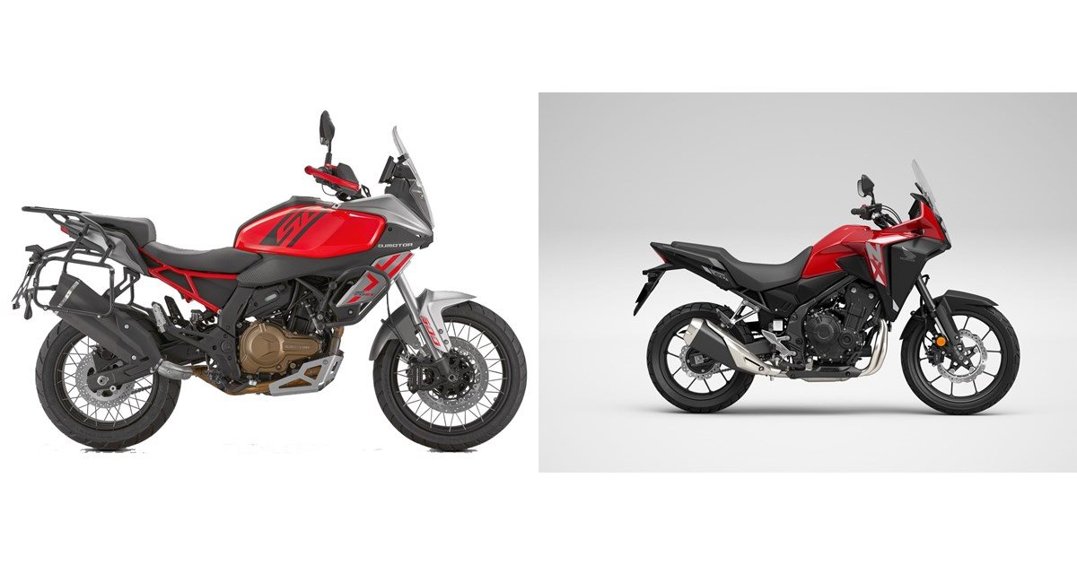 Comparaison des motos QJ Motor SRT 600 SX 2025 VS. Honda NX500 2025