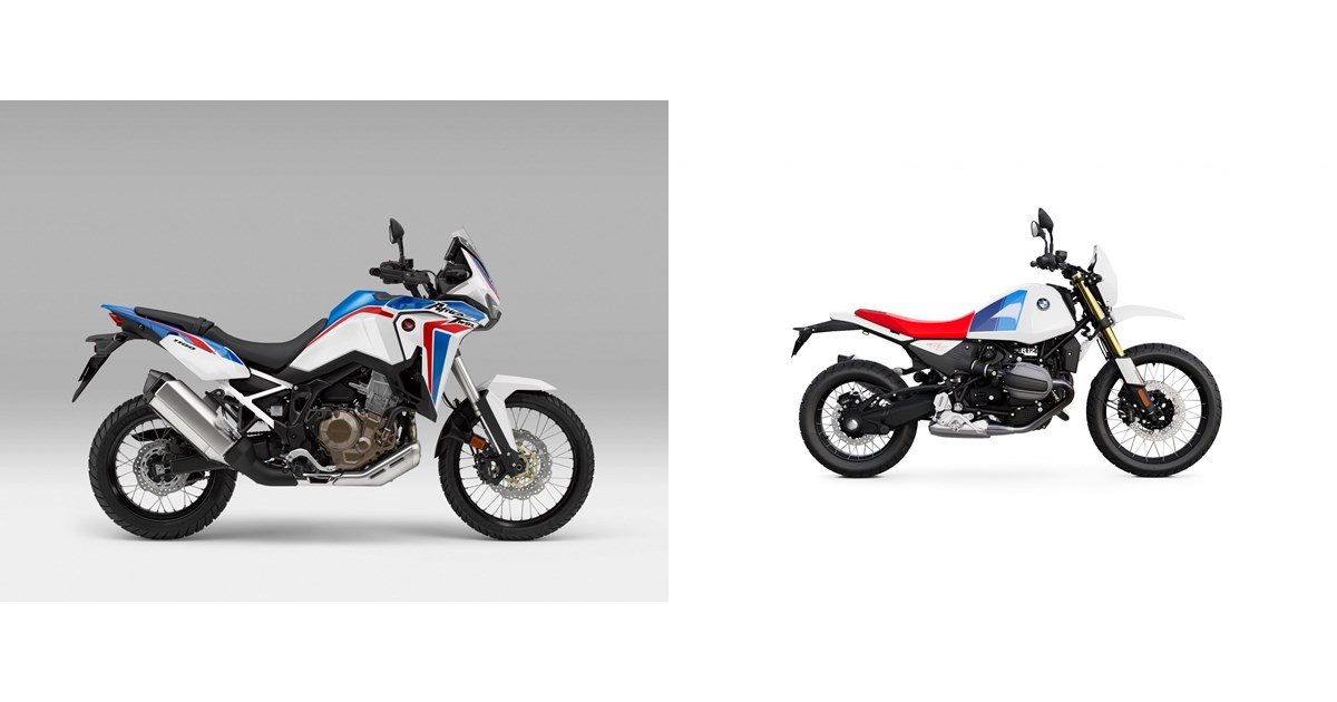 Motorrad Vergleich Honda CRF1100L Africa Twin DCT 2021 vs. BMW R 12 G/S ...