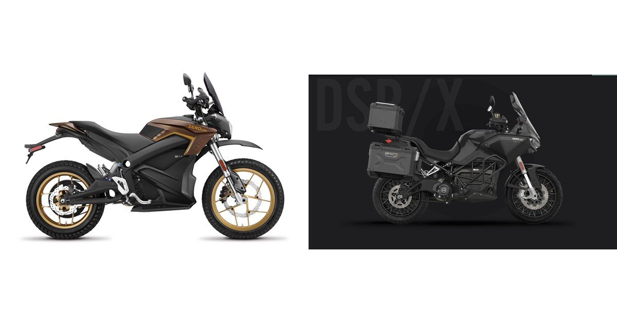 Motorrad Vergleich Zero DSR 2019 vs. Zero DSR/X 2024