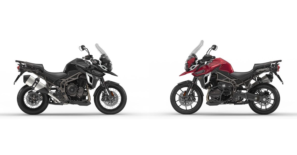 Motorrad Vergleich Triumph Tiger Explorer XCx 2016 vs. Triumph Tiger ...
