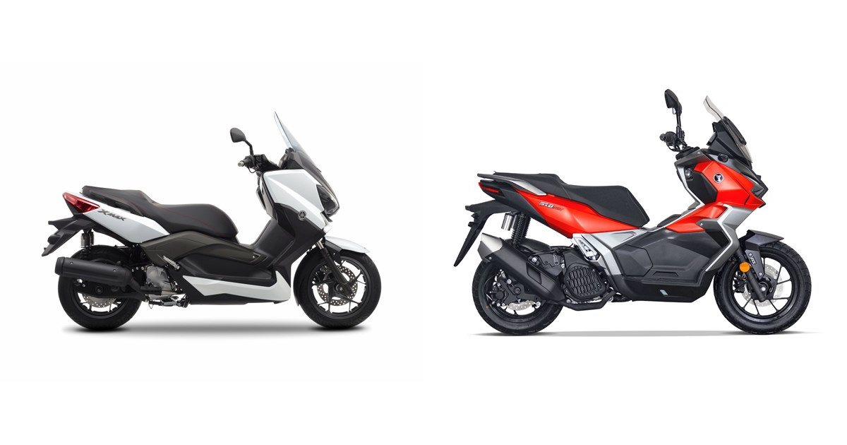 Yamaha XMAX 125 2015 vs Voge SR1 ADV 125 ABS TCS 2025