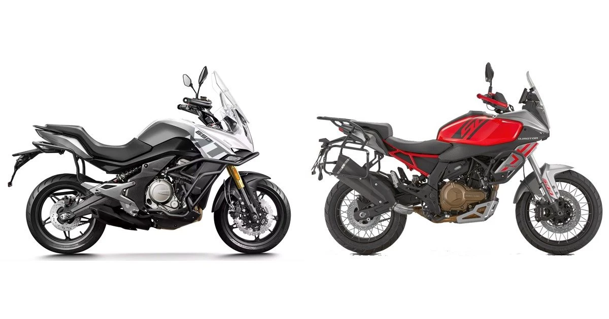 CFMOTO 650 MT 2023 vs QJ Motor SRT 600 SX 2025