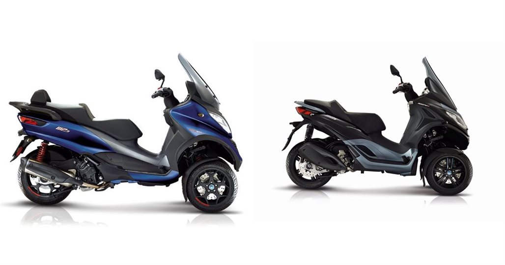 Motorrad Vergleich Piaggio MP3 500 Sport Advanced 2021 vs. Piaggio MP3 ...