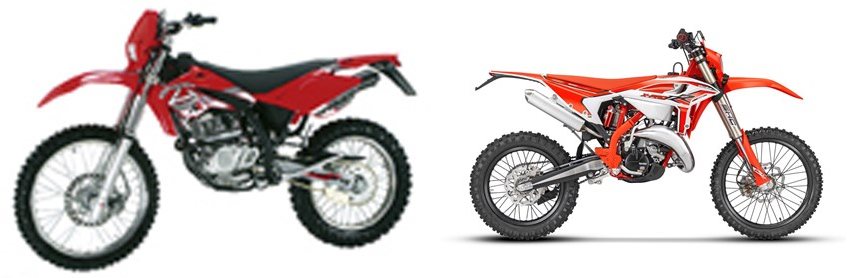Motorrad Vergleich Beta RR 125 4T 2007 vs. Beta RR X-PRO 2T 125 2025