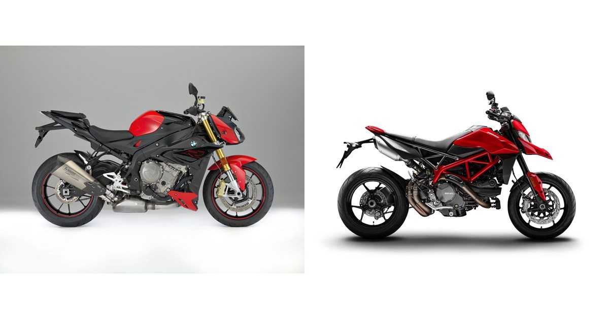 Motorrad Vergleich BMW S 1000 R 2019 vs. Ducati Hypermotard 950 2020