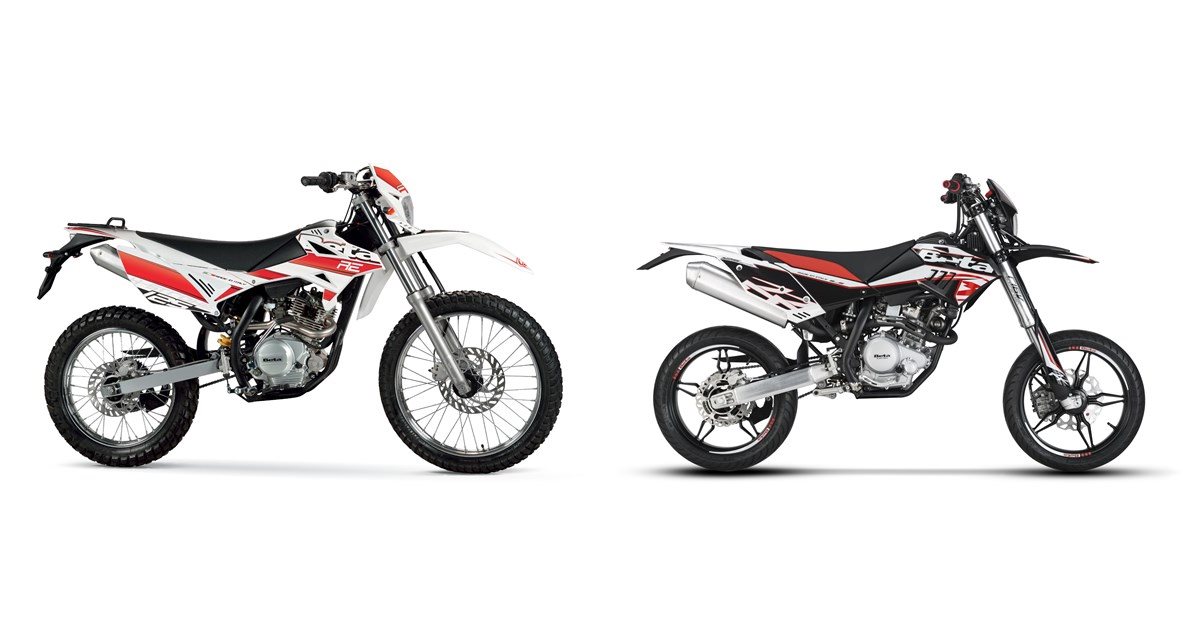 Motorrad Vergleich Beta RE 125 4T 2018 vs. Beta RR Motard 125 4T LC 2018