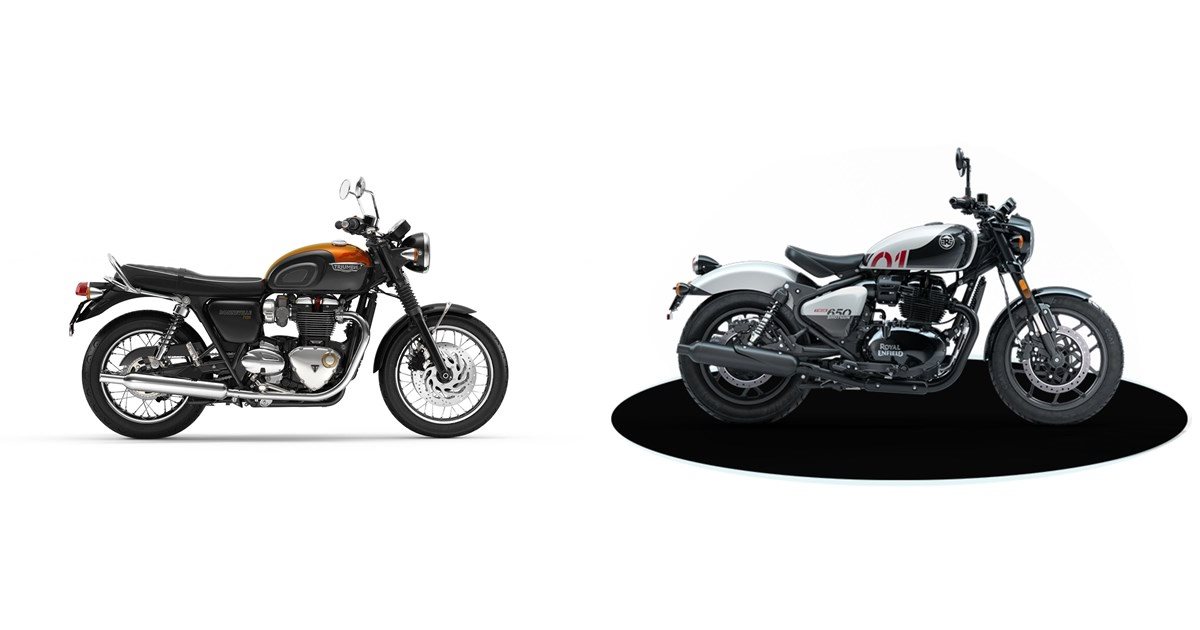 Triumph Bonneville T120 2020 vs Royal Enfield Shotgun 650 2025