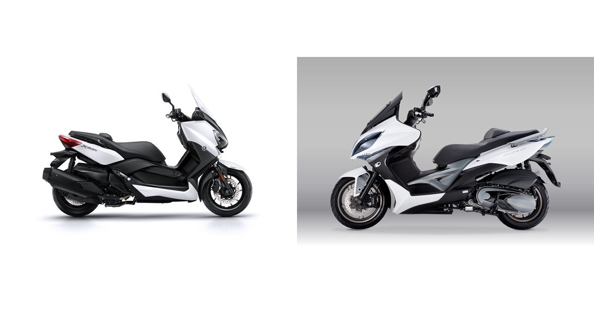Motorrad Vergleich Yamaha XMAX 400 2017 vs. Kymco Xciting 400i ABS 2016