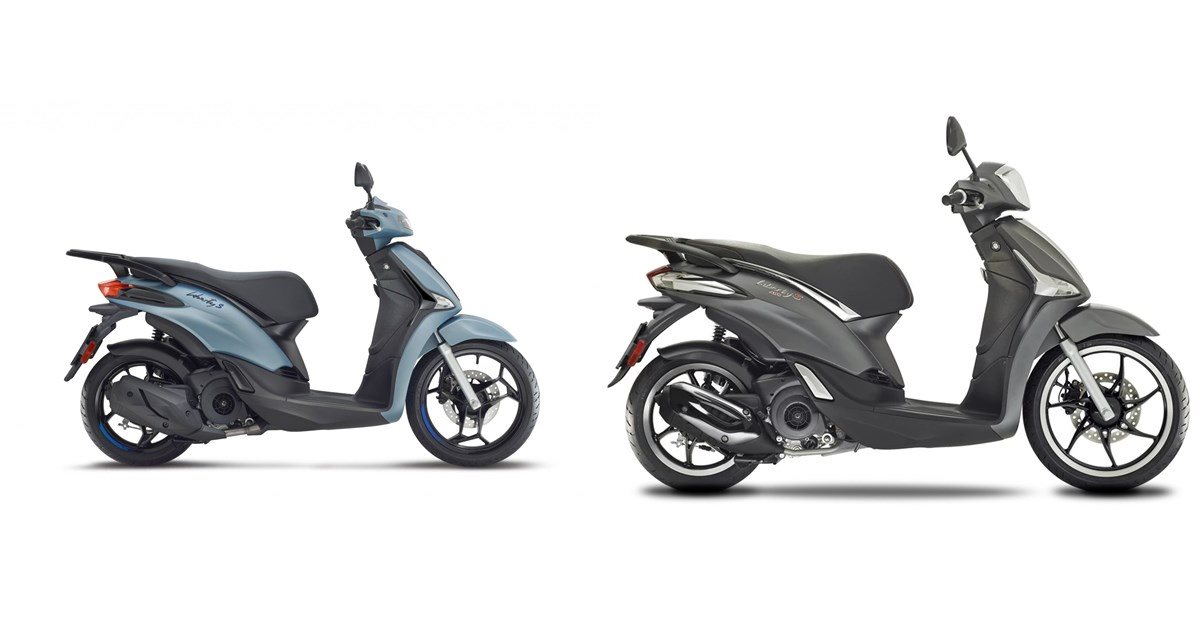 Motorrad Vergleich Piaggio Liberty 125 S 2025 vs. Piaggio Liberty 125 ...