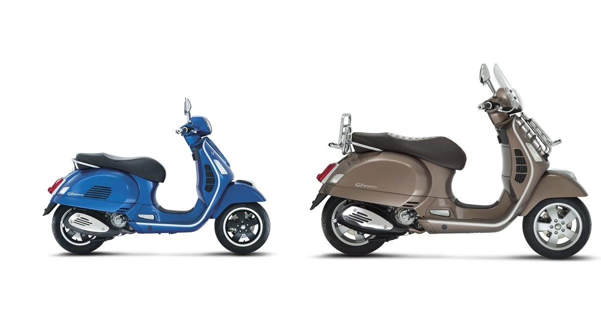 Vespa GTS 300 i.e. Super 2015 vs Vespa GTS 300 i.e. Touring 2014