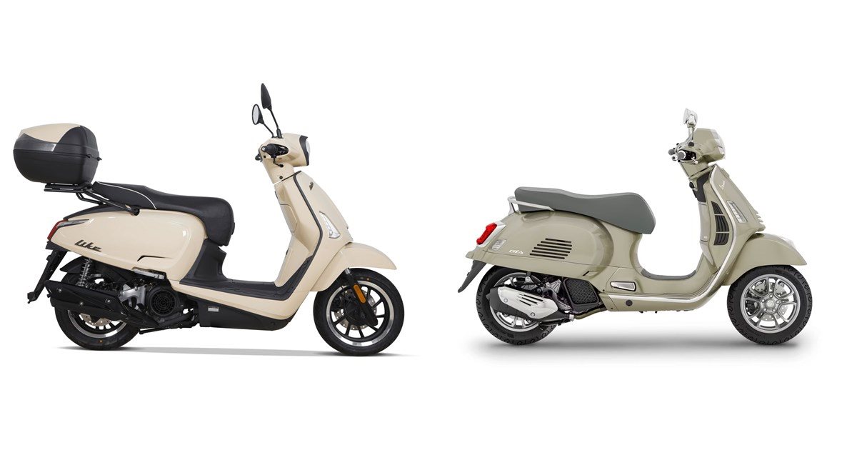 Confronto tra moto Kymco Like II 125i ABS 2025 VS. Vespa GTS 125 2025