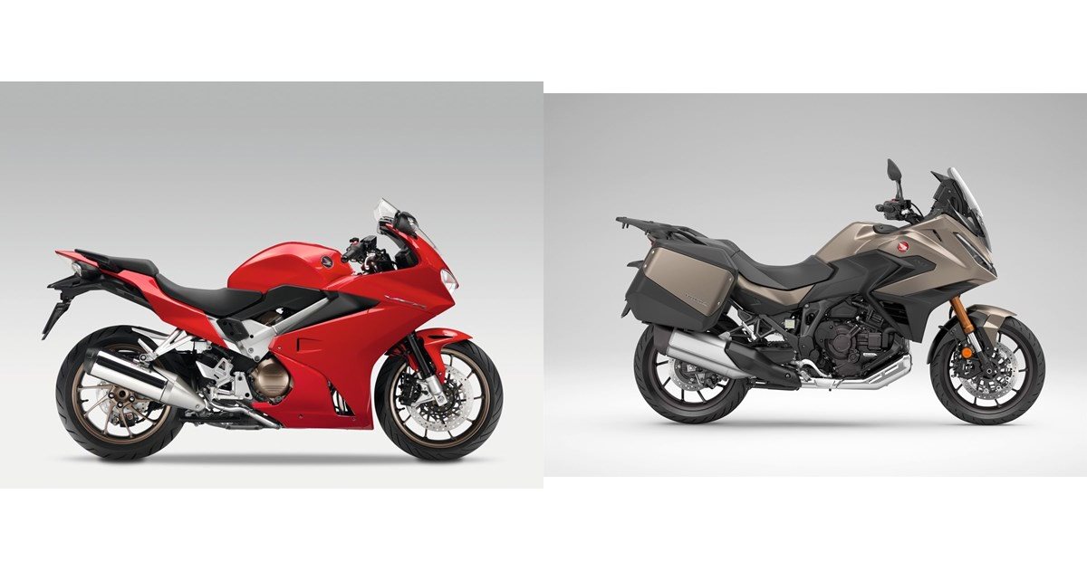 Motorrad Vergleich Honda VFR 800 F 2020 vs. Honda NT1100 DCT Electronic ...