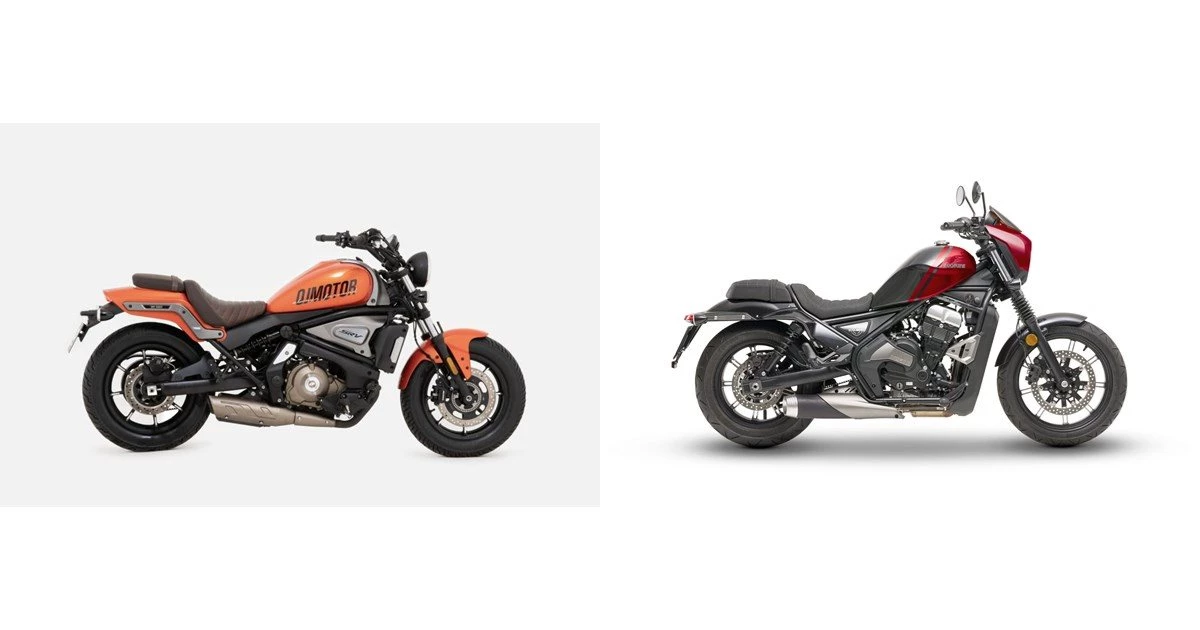 Comparaison des motos QJ Motor SRV 550 ST 2024 VS. Moto Morini Calibro 2024