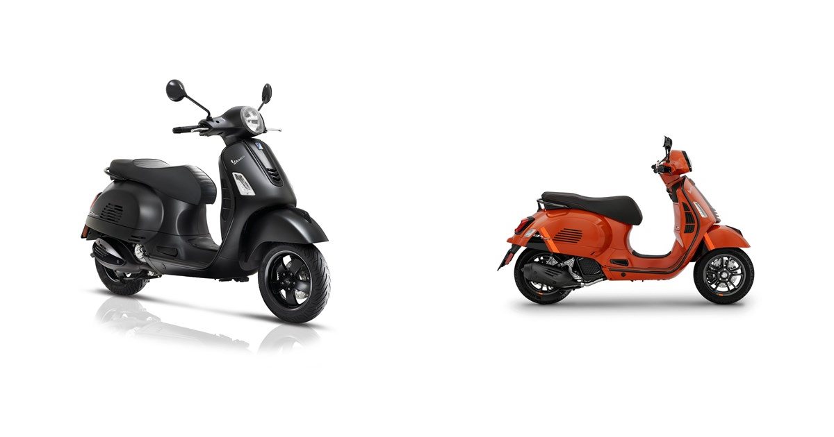 Motorrad Vergleich Vespa GTS 125 iGet Super Notte 2019 vs. Vespa GTS 125 Super Sport 2024